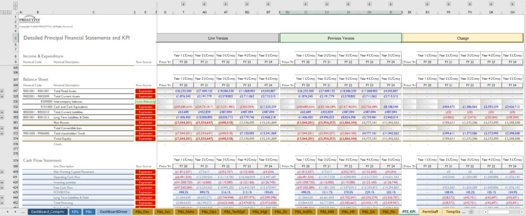 Detailed PPFS Bal Sheet | proattivaanalyticsconsultancy
